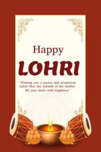 Happy Lohri template 2026 | PosterMyWall