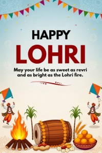 Happy lohri template 2026 | PosterMyWall