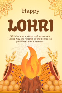 Happy Lohri template 2026 | PosterMyWall