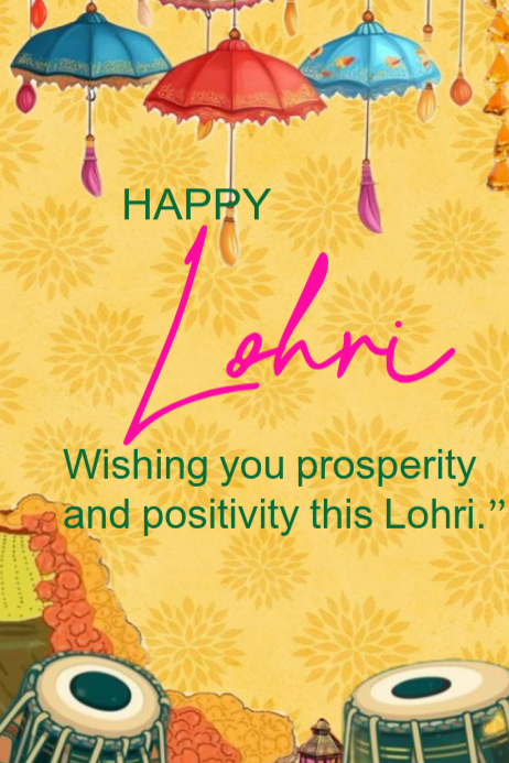 Happy lohri template 2026 | PosterMyWall