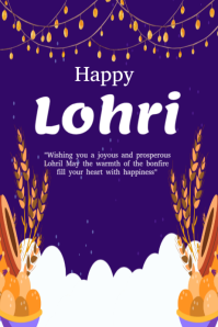 Happy Lohri template 2026 | PosterMyWall