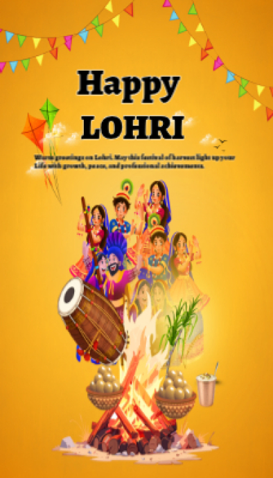 Plantilla de Happy Lohri template 2026 | PosterMyWall