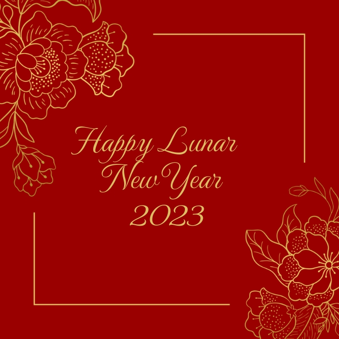 Happy Lunar New Year Template | PosterMyWall
