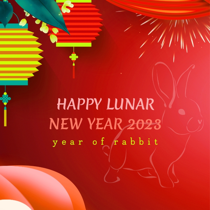 Happy Lunar New Year Template | PosterMyWall