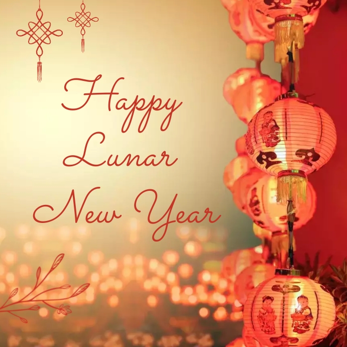 Happy Lunar New Year Instagram Post Template | PosterMyWall