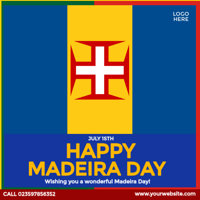 Copy of Happy Madeira Day | PosterMyWall