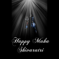 Happy Maha Shivaratri Post Template | PosterMyWall