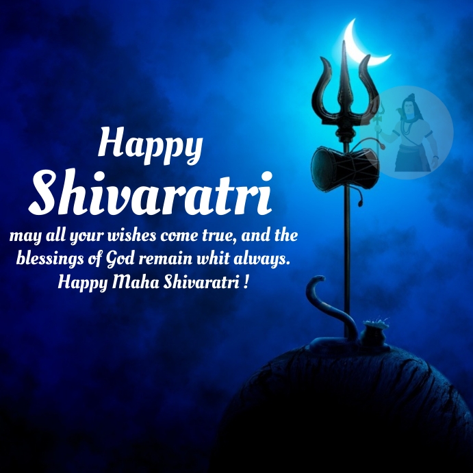 happy maha shivaratri Template | PosterMyWall