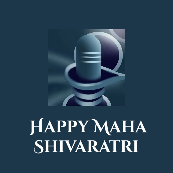 Happy Maha Shivaratri Post Template | PosterMyWall