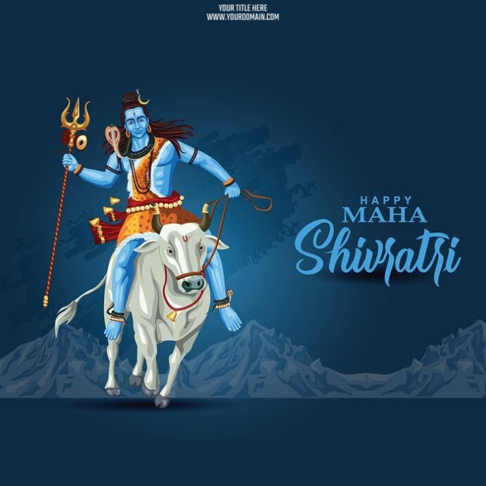 Plantilla de Happy Maha Shivratri | PosterMyWall