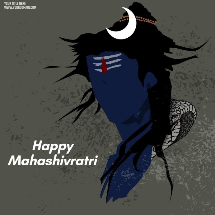 Happy Maha Shivratri Template | PosterMyWall