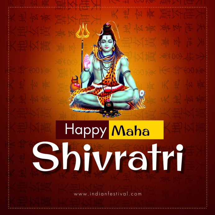 Happy Maha Shivratri instagram post Template | PosterMyWall