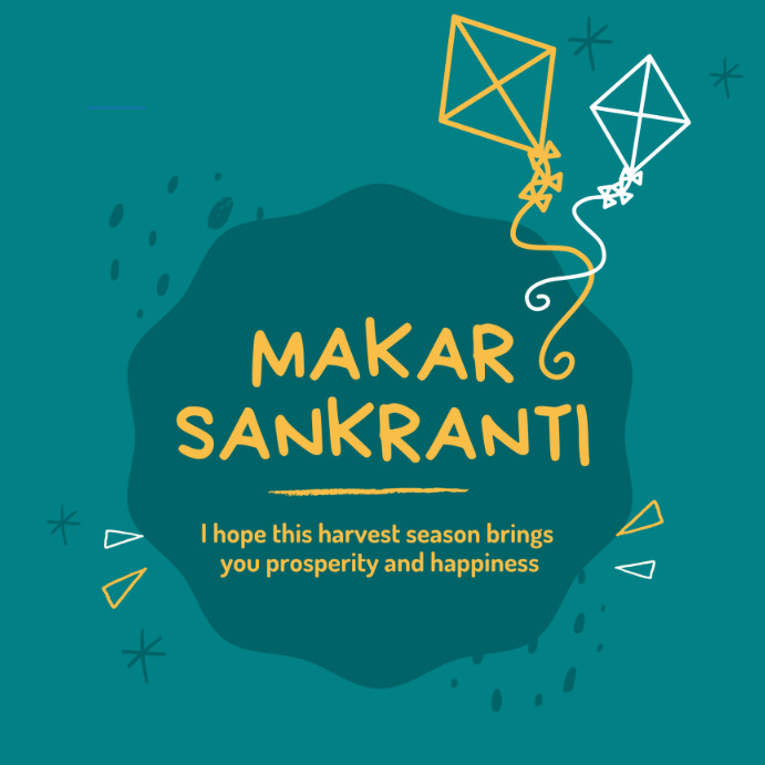happy makar sankranthi Template | PosterMyWall