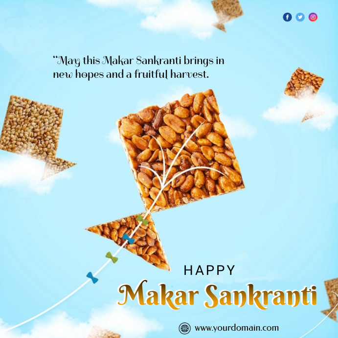 Copy of Happy Makar Sankranti | PosterMyWall