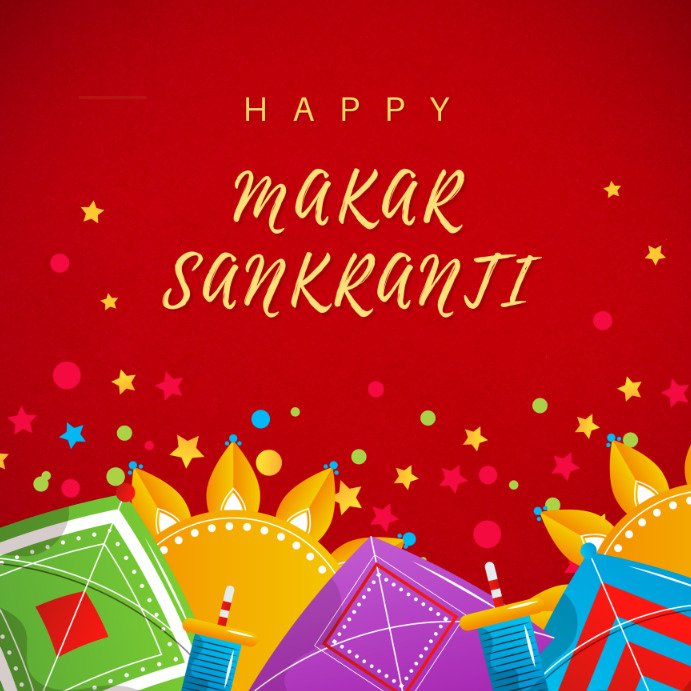 happy makar sankranti Template | PosterMyWall