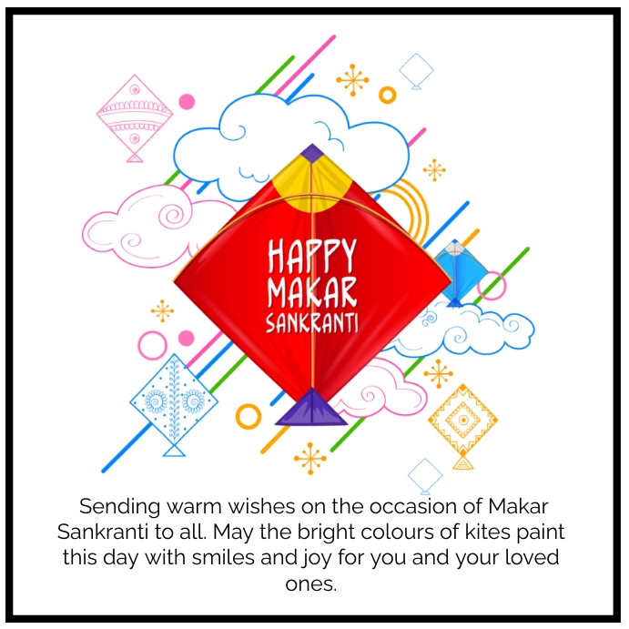 Happy makar sankranti Template | PosterMyWall