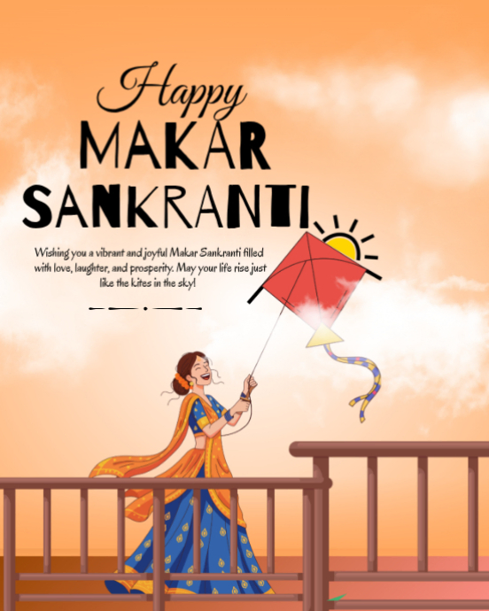 Happy Makar Sankranti Template 2026 | PosterMyWall