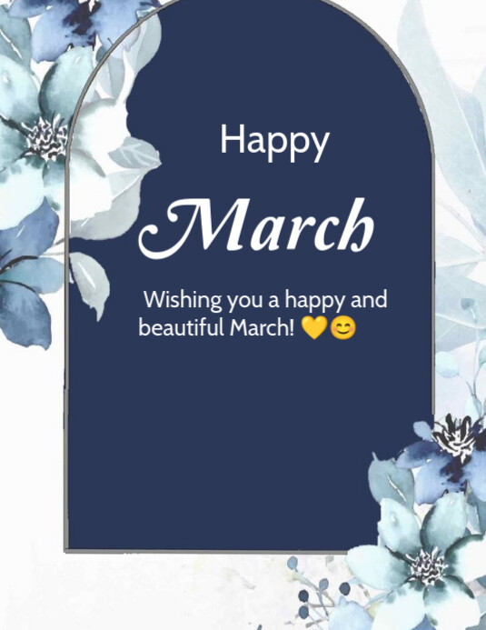 happy march Template | PosterMyWall