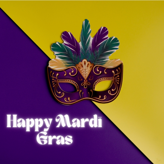 happy mardi gras Template | PosterMyWall