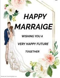 Happy marraige Template | PosterMyWall