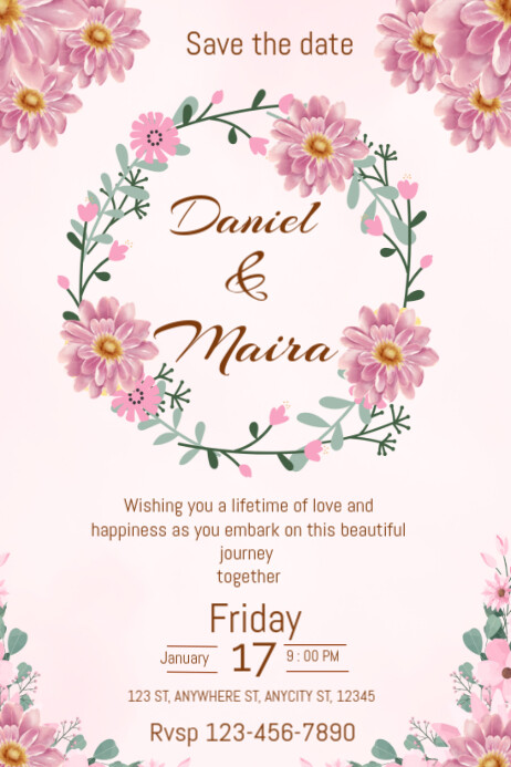 Happy marriage Template | PosterMyWall