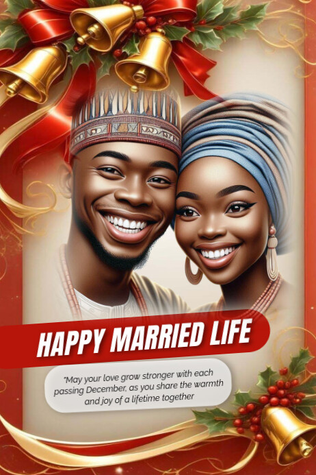 HAPPY MARRIED LIFE Template | PosterMyWall