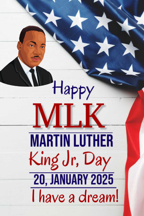 Copy of Happy Martin Luther King Jr Day Video 2025 | PosterMyWall