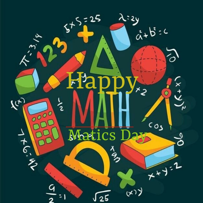 Happy Mathimatics day instgaram post Template | PosterMyWall