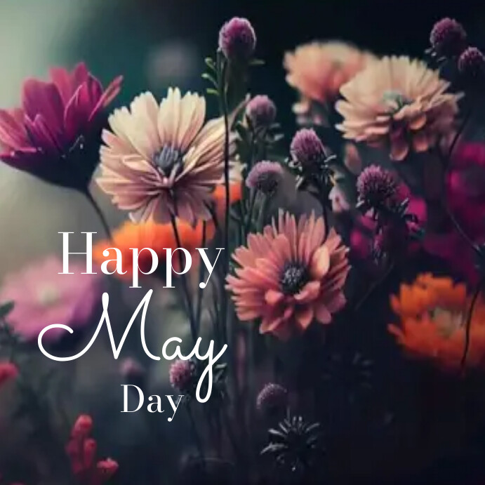 Happy May day Instagram post Template | PosterMyWall