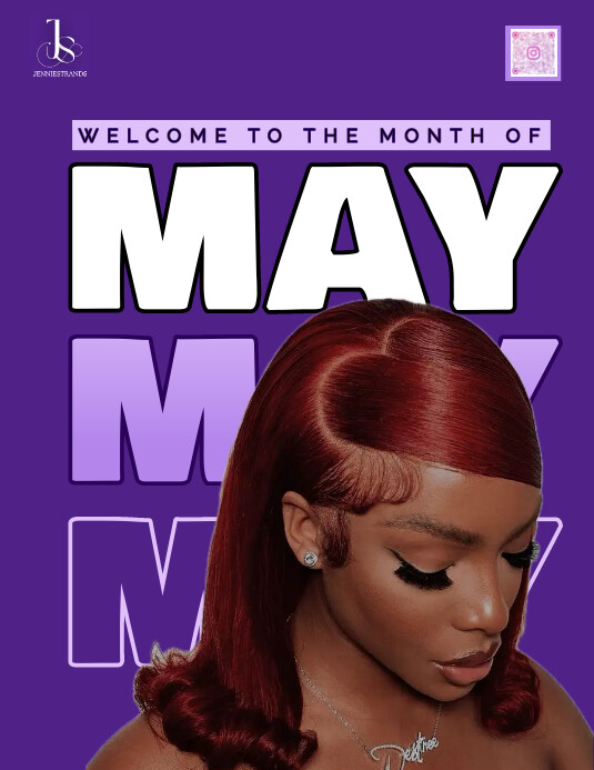 Modèle Happy May hair flyer | PosterMyWall