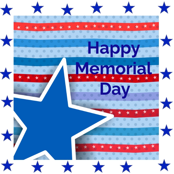 Happy Memorial day Instagram post Template | PosterMyWall