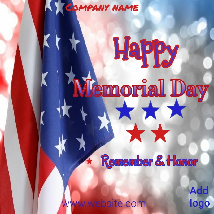 Happy memorial day instagram post Template | PosterMyWall