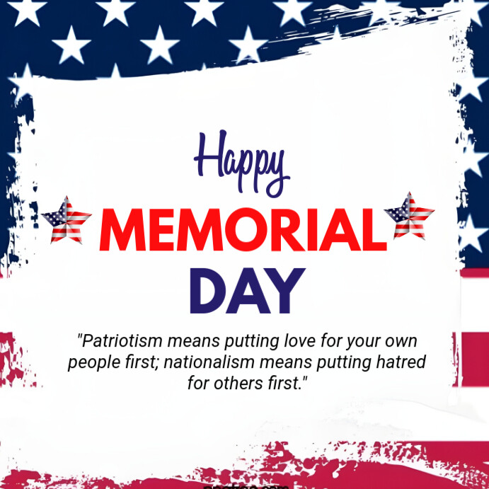 Happy Memorial Day Instagram Post Template | PosterMyWall