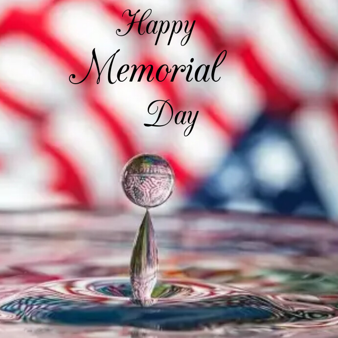 happy memorial day instagram post Template | PosterMyWall