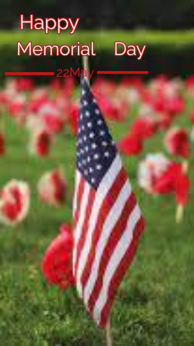 Happy Memorial Day instagram story Template | PosterMyWall