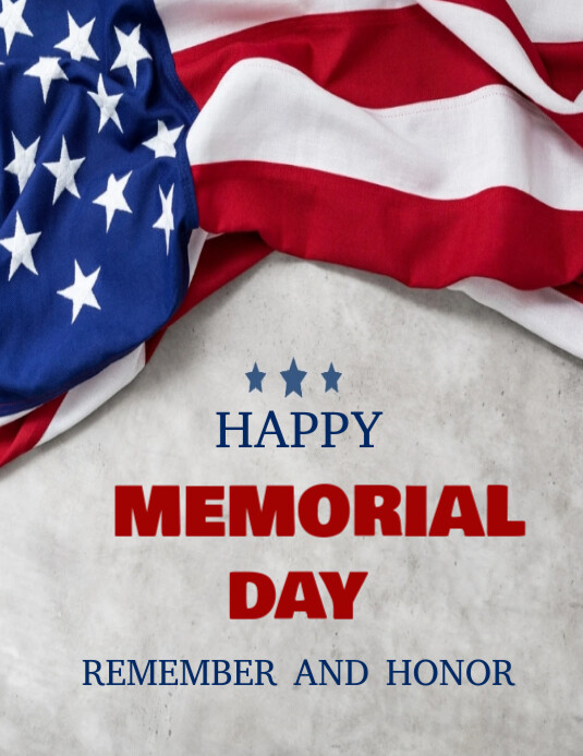 Copy of Happy MEMORIAL DAY template 2025 | PosterMyWall