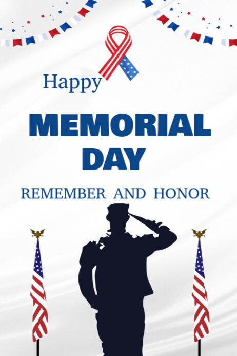Copy of Happy MEMORIAL DAY template 2025 | PosterMyWall