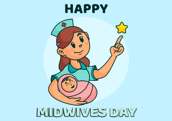 Happy Midwives Day Event Landscape Template | PosterMyWall