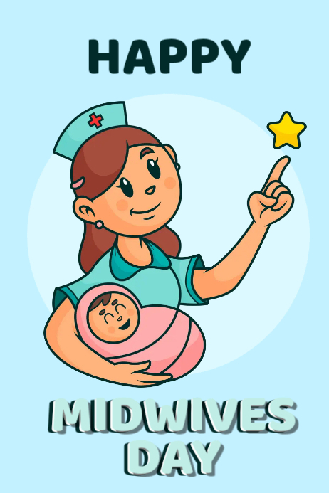 Happy Midwives Day Event Poster Template | PosterMyWall