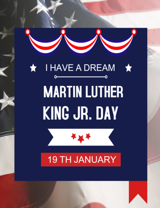 HAPPY MLK DAY template 2026 | PosterMyWall