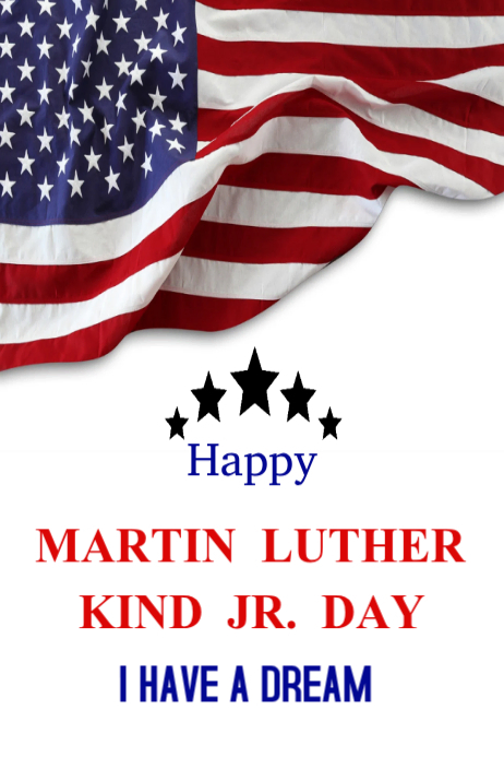 Happy mlk day template 2026 | PosterMyWall