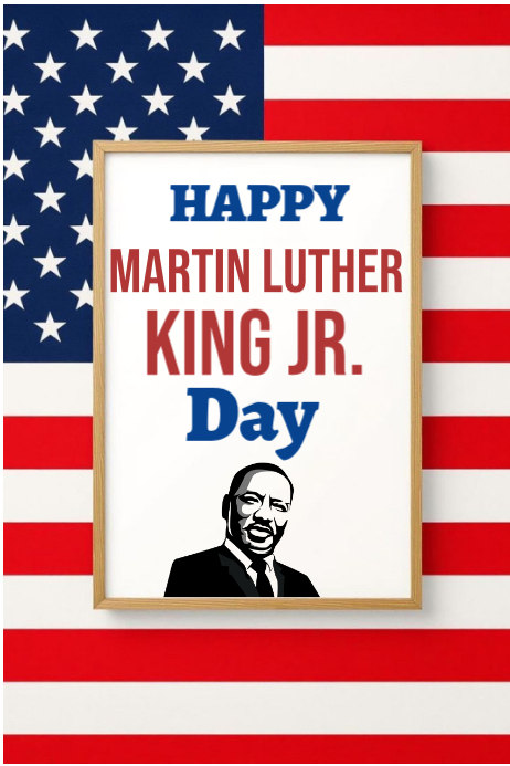 Happy MLK day template 2026 | PosterMyWall