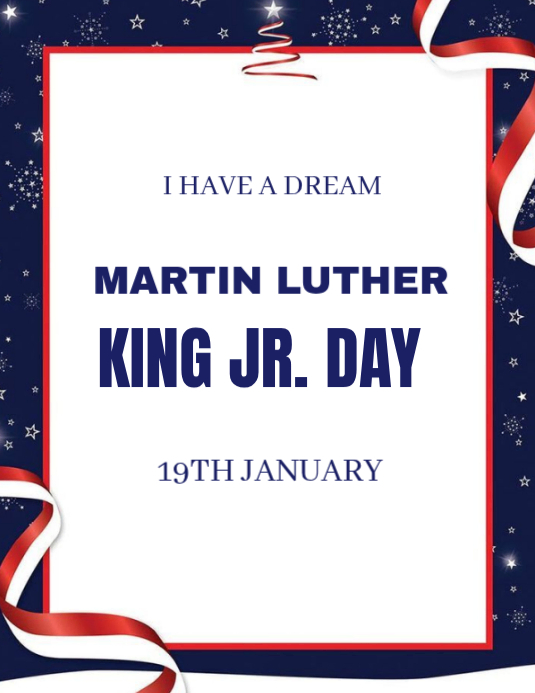 Happy MLK DAY template 2026 | PosterMyWall