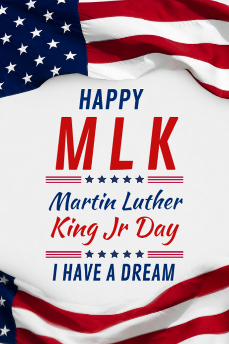 Copy of Happy MLK Martin Luther king Jr Day 2026 | PosterMyWall