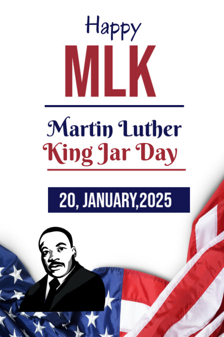 Copy of Happy MLK Martin Luther king Jr Day | PosterMyWall