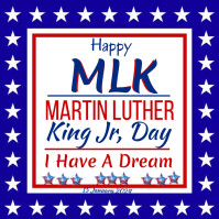 Happy Martin Luther King Jr Day Post Template | PosterMyWall
