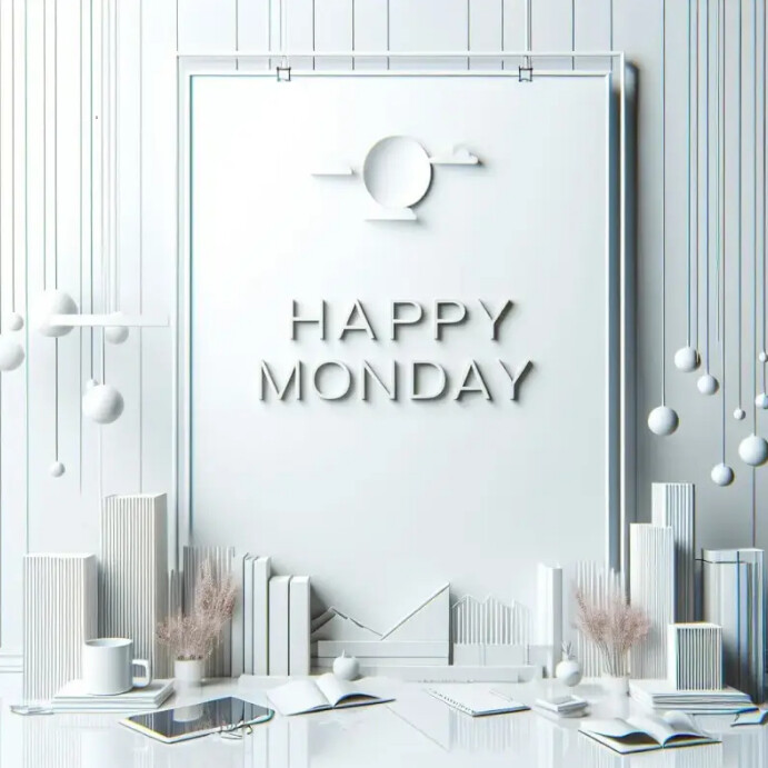 Modèle Happy Monday | PosterMyWall