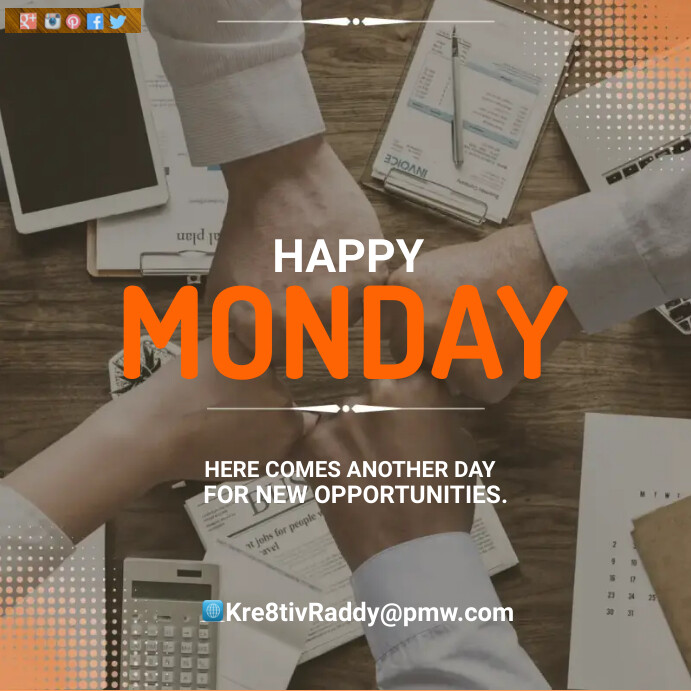 Happy Monday Template | PosterMyWall