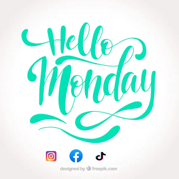 Modèle Happy Monday | PosterMyWall