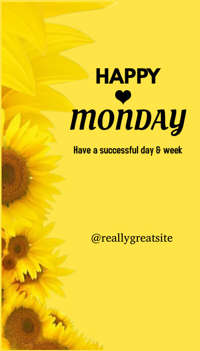 Plantilla de happy monday | PosterMyWall